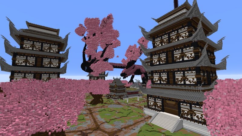 Sakura Dragon Spawn Minecraft Map