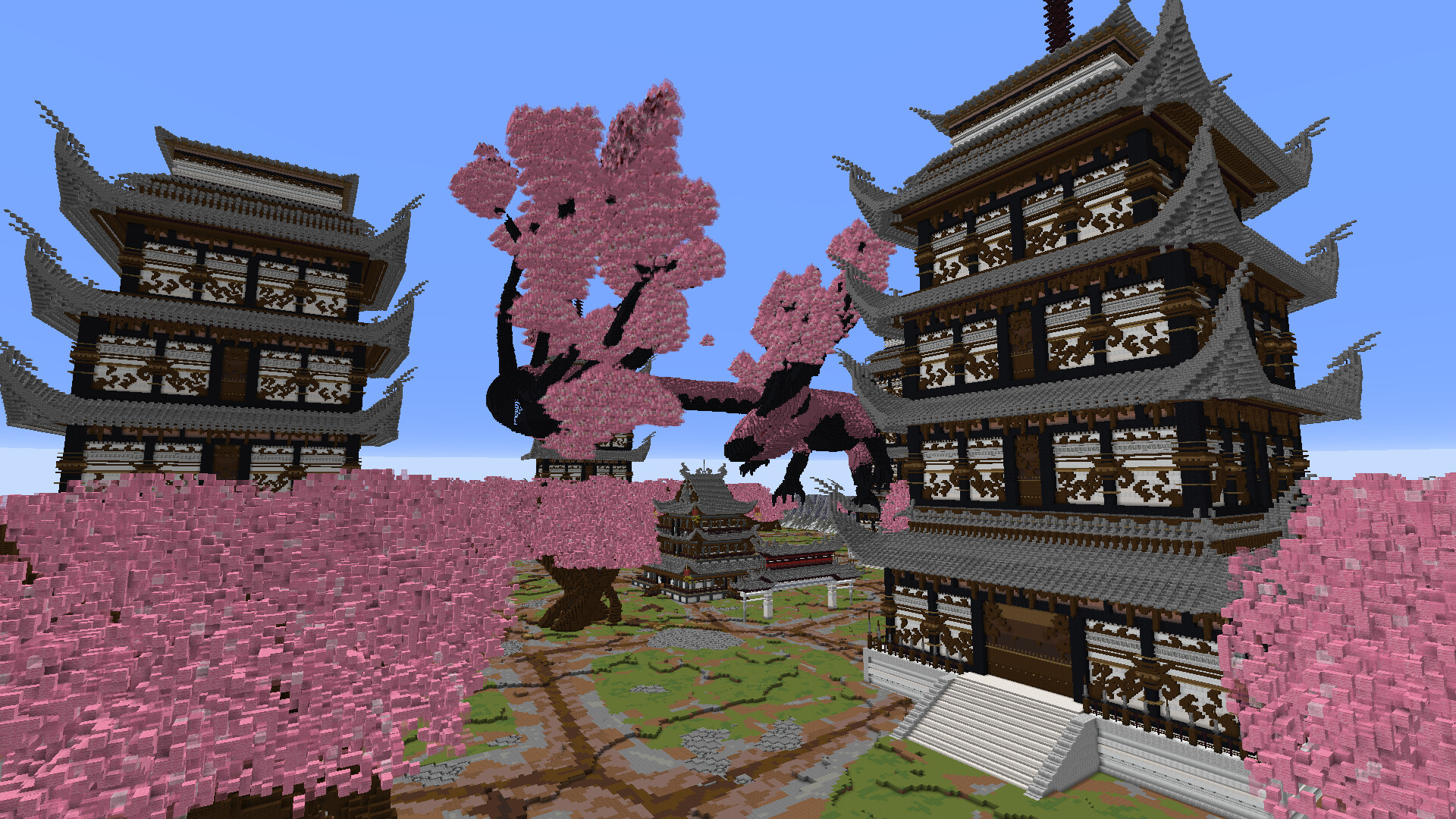 Sakura Dragon Spawn Minecraft Map