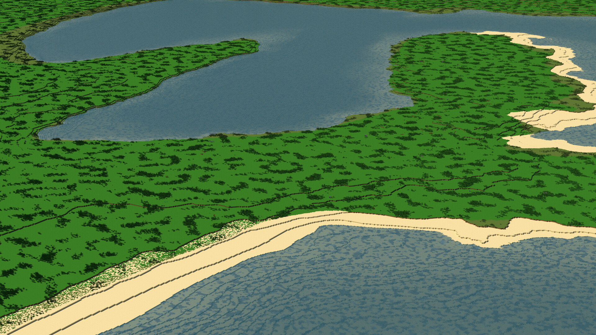 Barnacle Point - A map for building a city in Minecraft (World painter ...