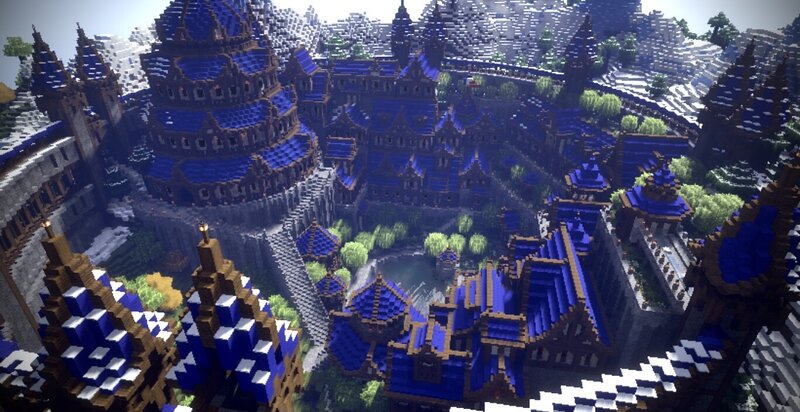 A Minecraft Big Epic Fantastic City / Hub / Lobby ! (FREE DOWNLOAD ...