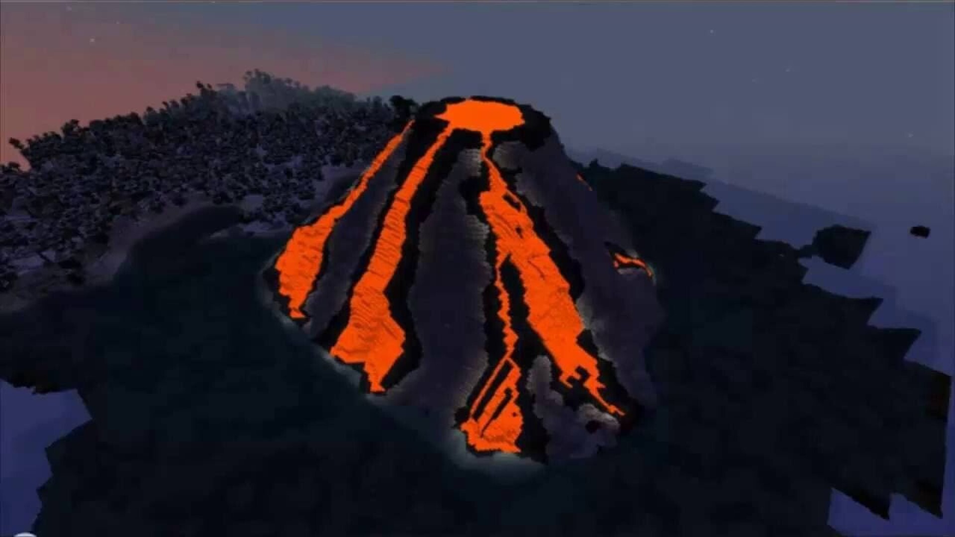 El volcan Minecraft Map