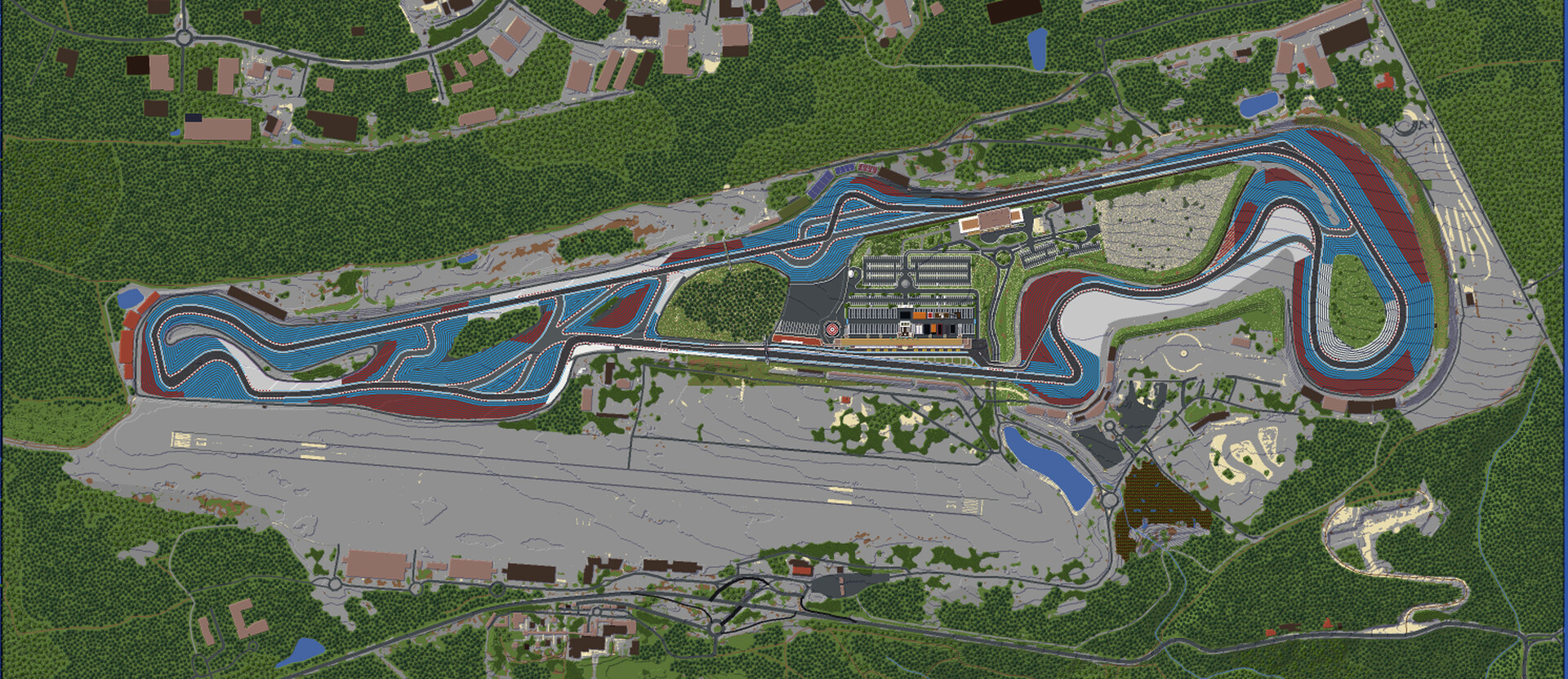 Paul Ricard - Le Castellet (Formula 1 Race Track) Minecraft Map