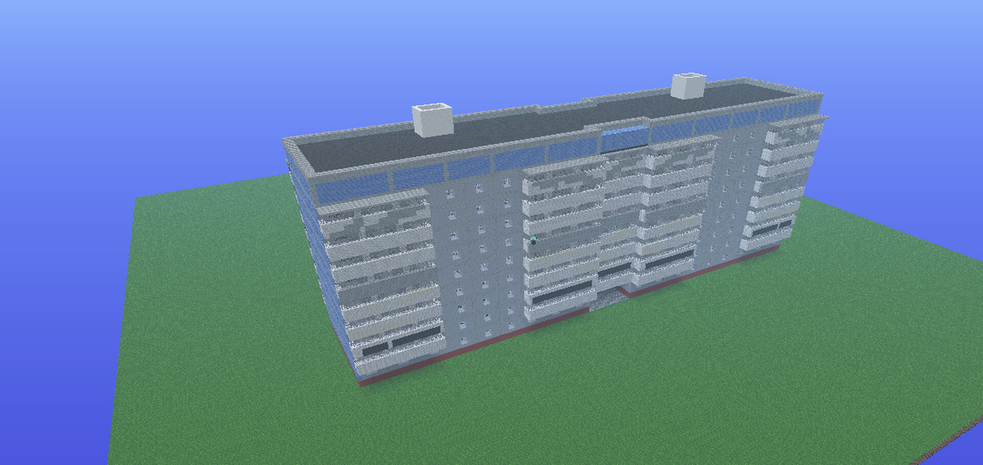 8 floors Soviet Apartment Residence by Anderbest Minecraft Map