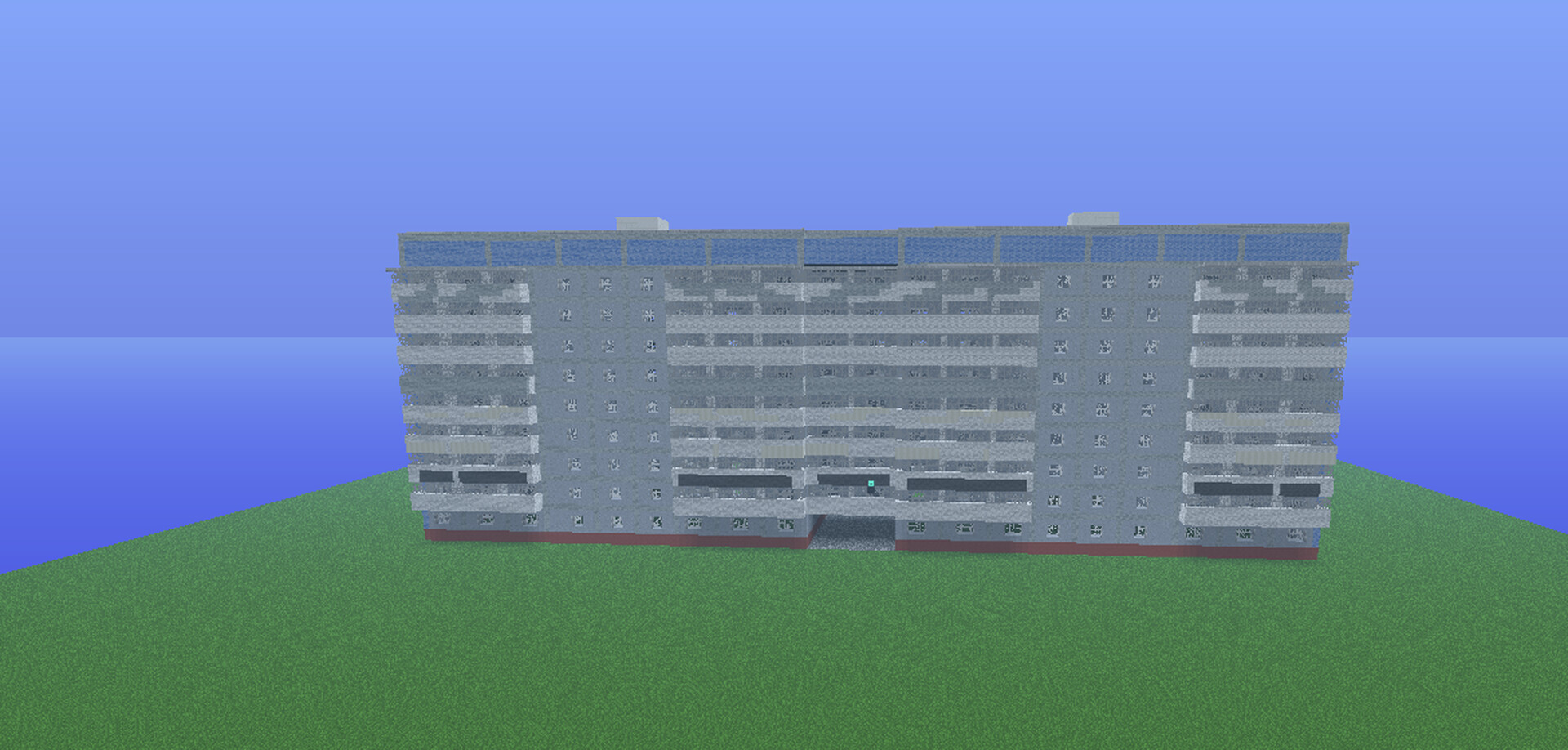 8 floors Soviet Apartment Residence by Anderbest Minecraft Map