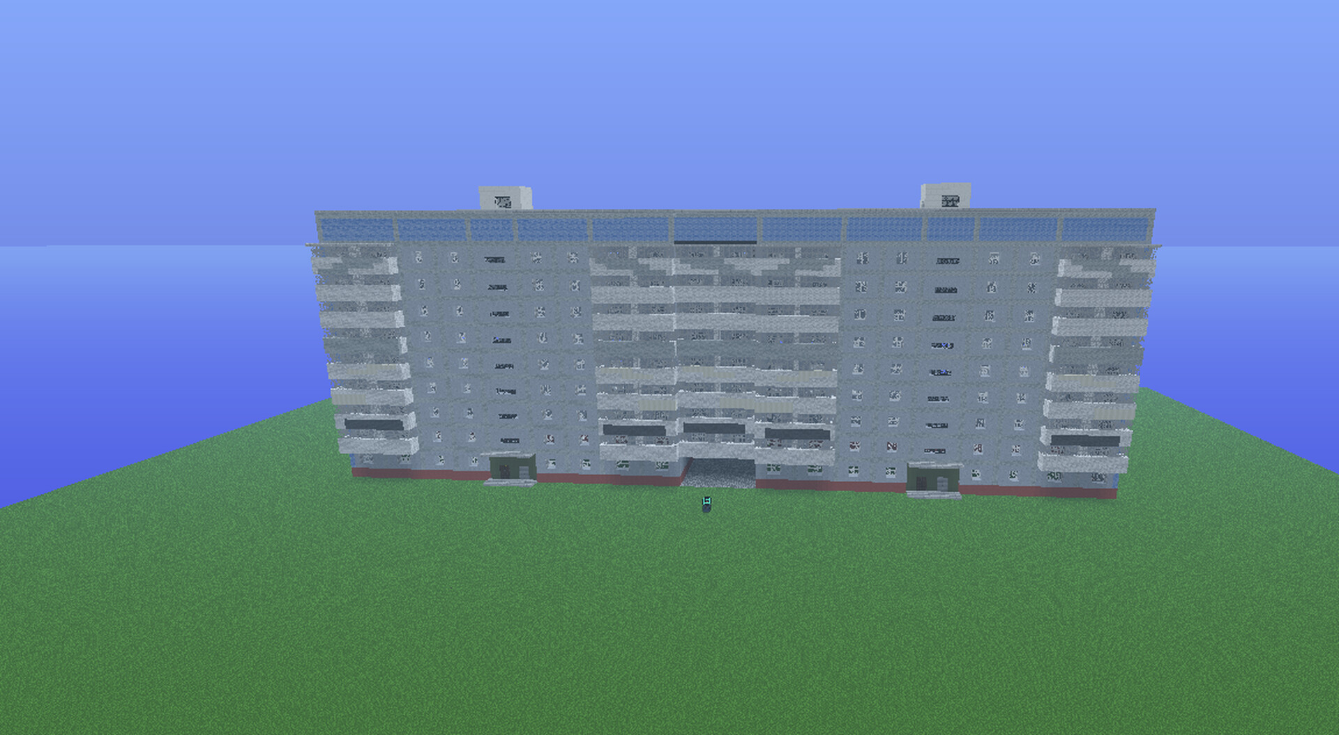 8 floors Soviet Apartment Residence by Anderbest Minecraft Map