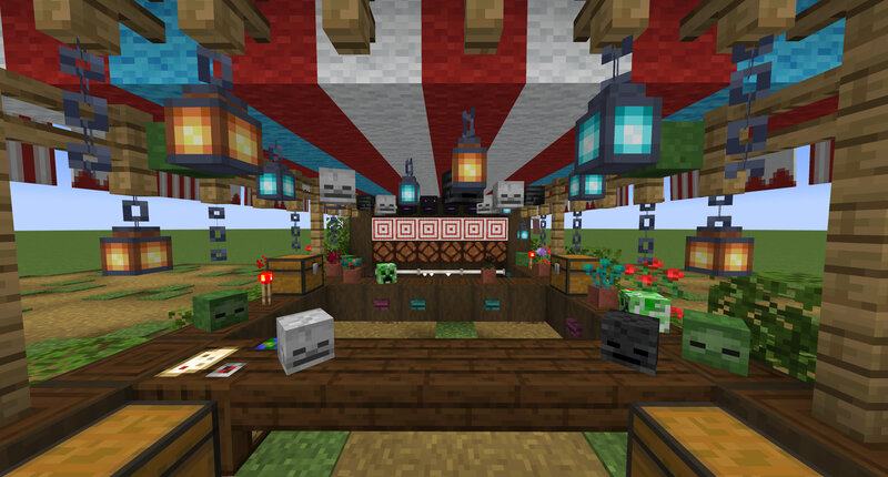 Fairground structures / Circus tent Minecraft Map