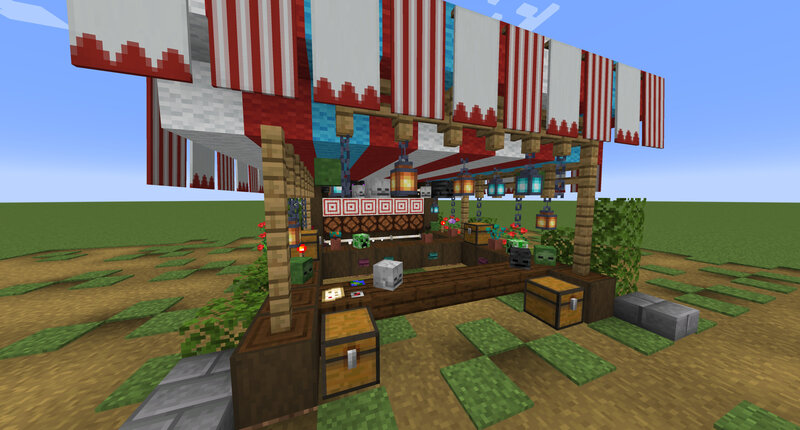 Fairground structures / Circus tent Minecraft Map