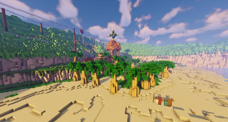 Gelato Beach! (Super Mario Sunshine) Minecraft Map