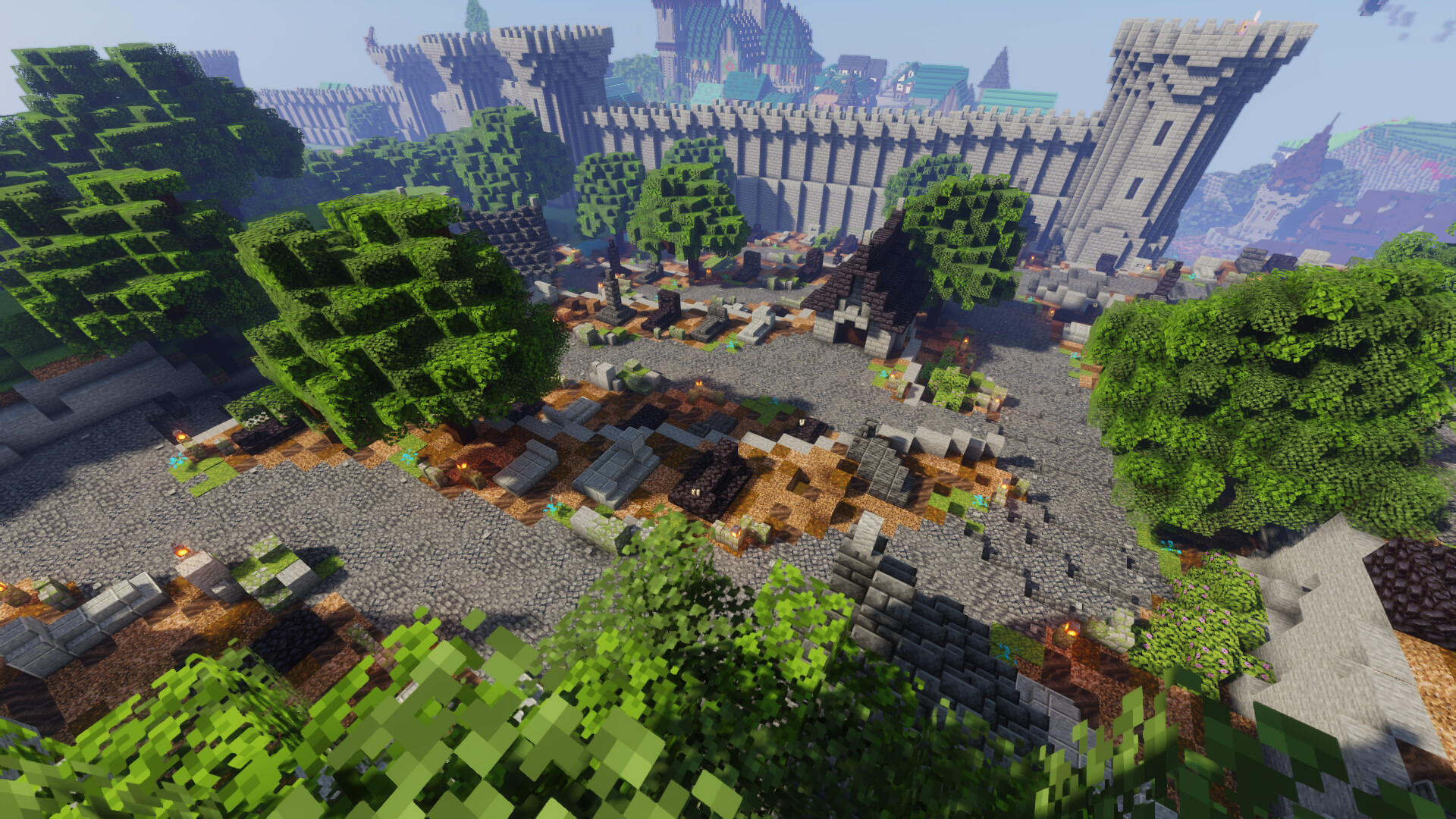 MEDIEVAL CEMETERY Minecraft Map