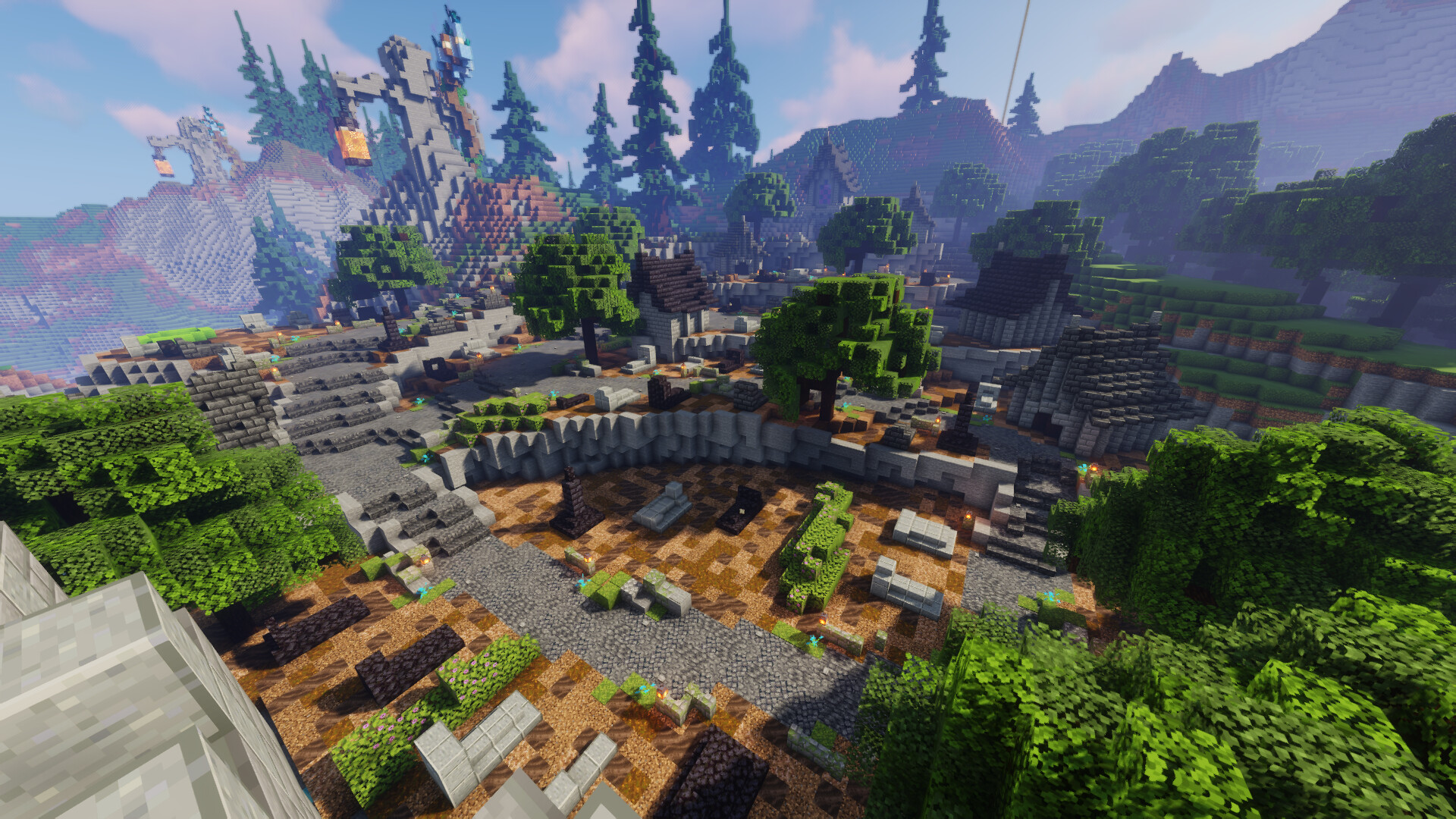 MEDIEVAL CEMETERY Minecraft Map