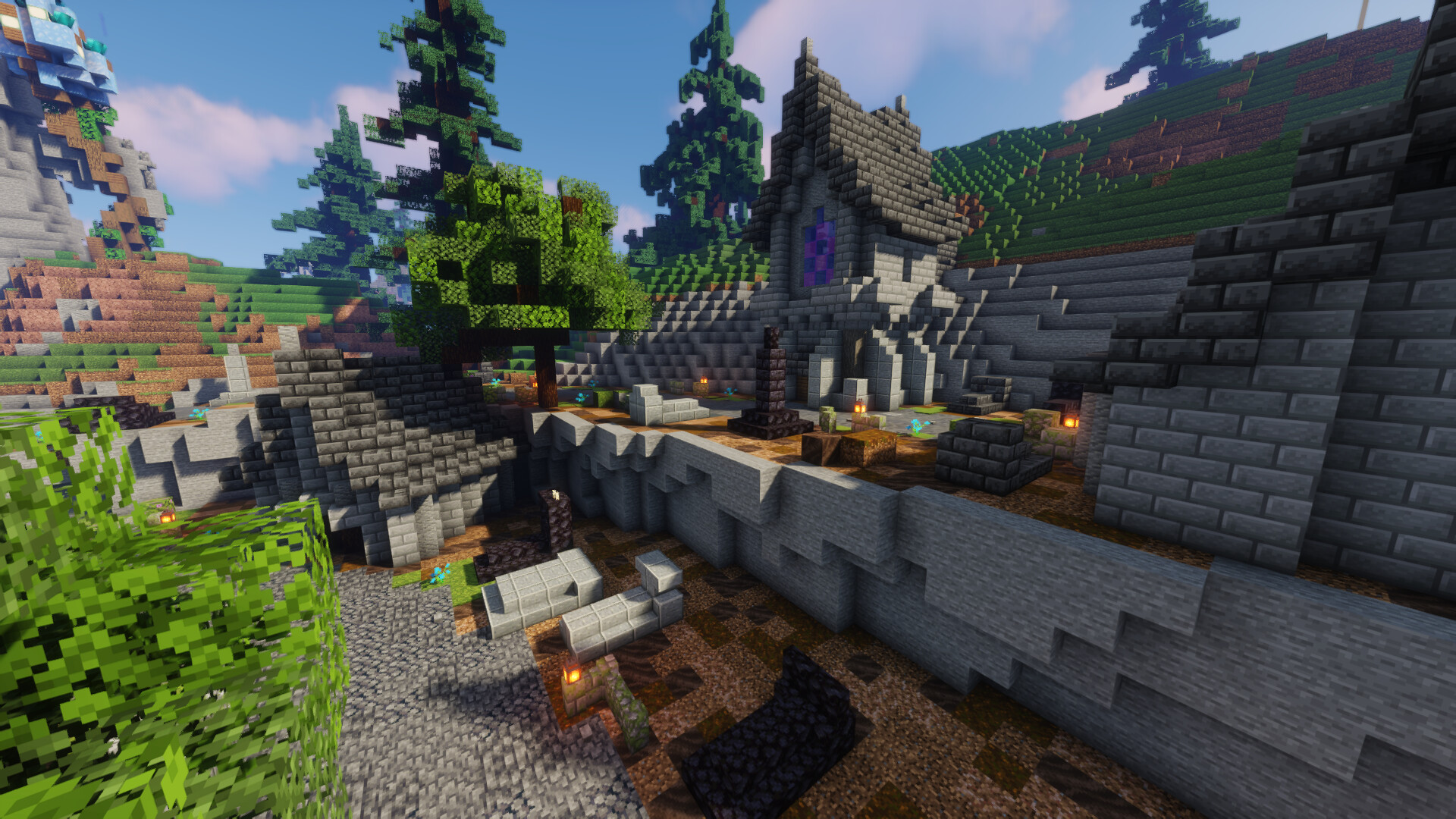 MEDIEVAL CEMETERY Minecraft Map