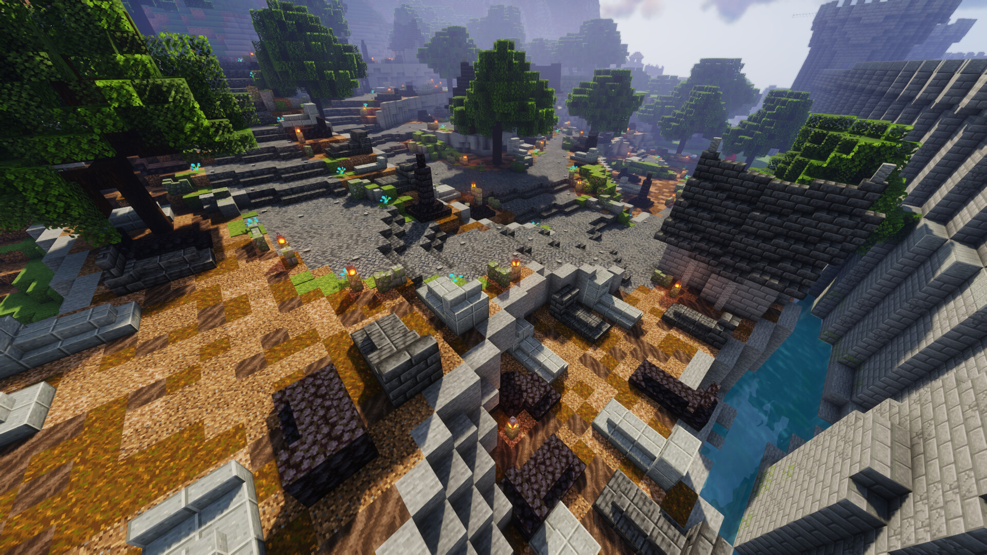 MEDIEVAL CEMETERY Minecraft Map