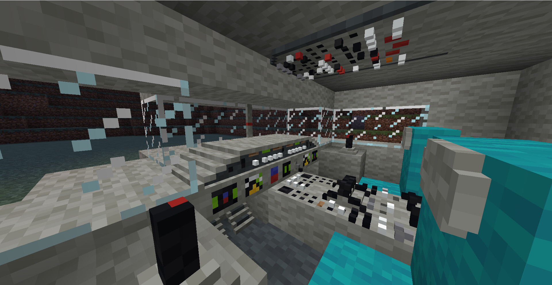 A-320 plane cockpit Minecraft Map