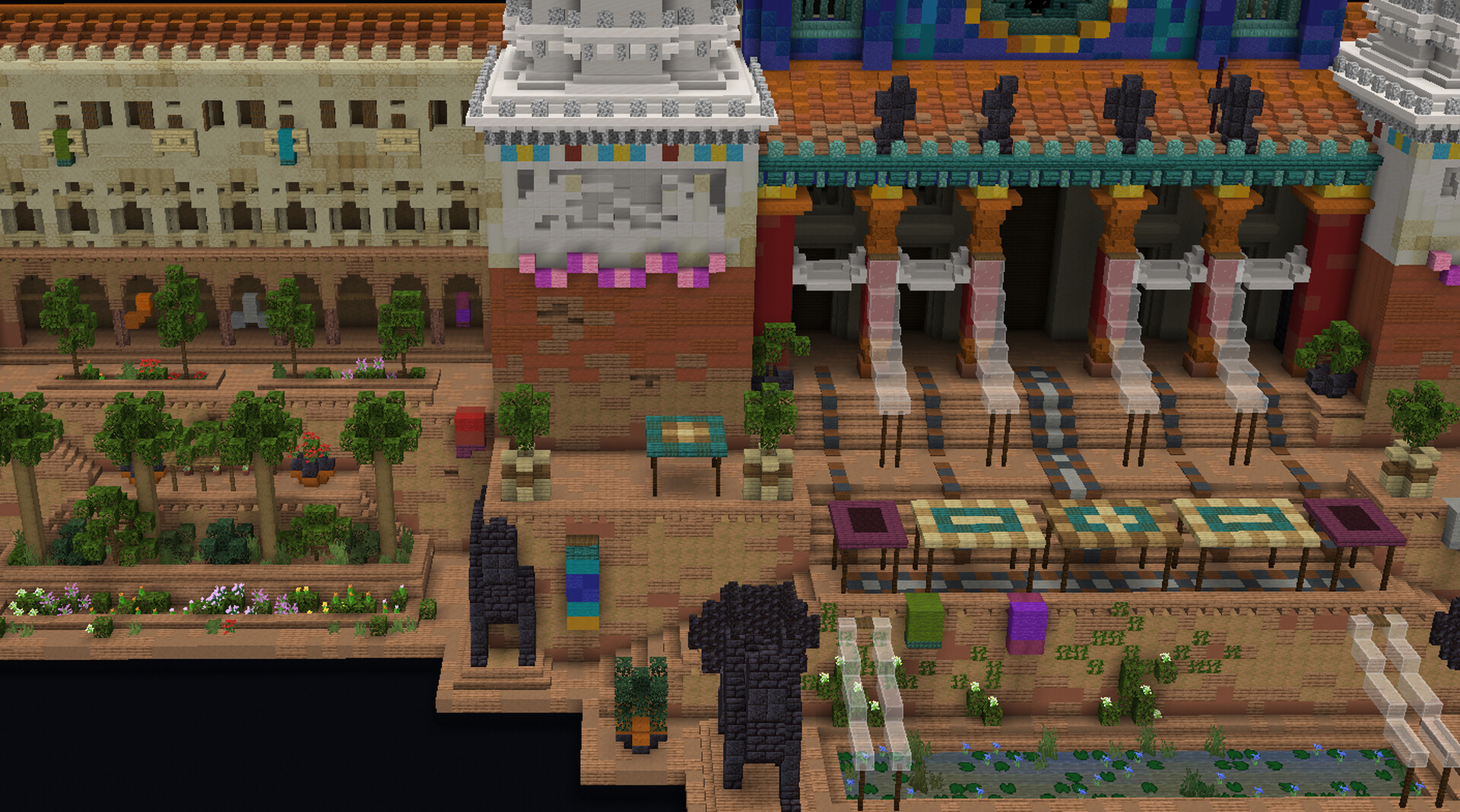 Fantasy Temple Facade Minecraft Map