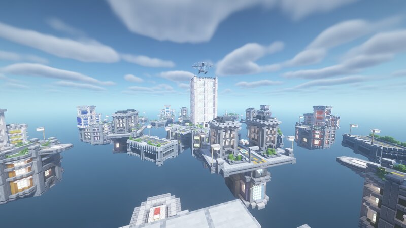 The Hive Bedwars archive: Cityscape (NEEDS REUPLOADING) Minecraft Map