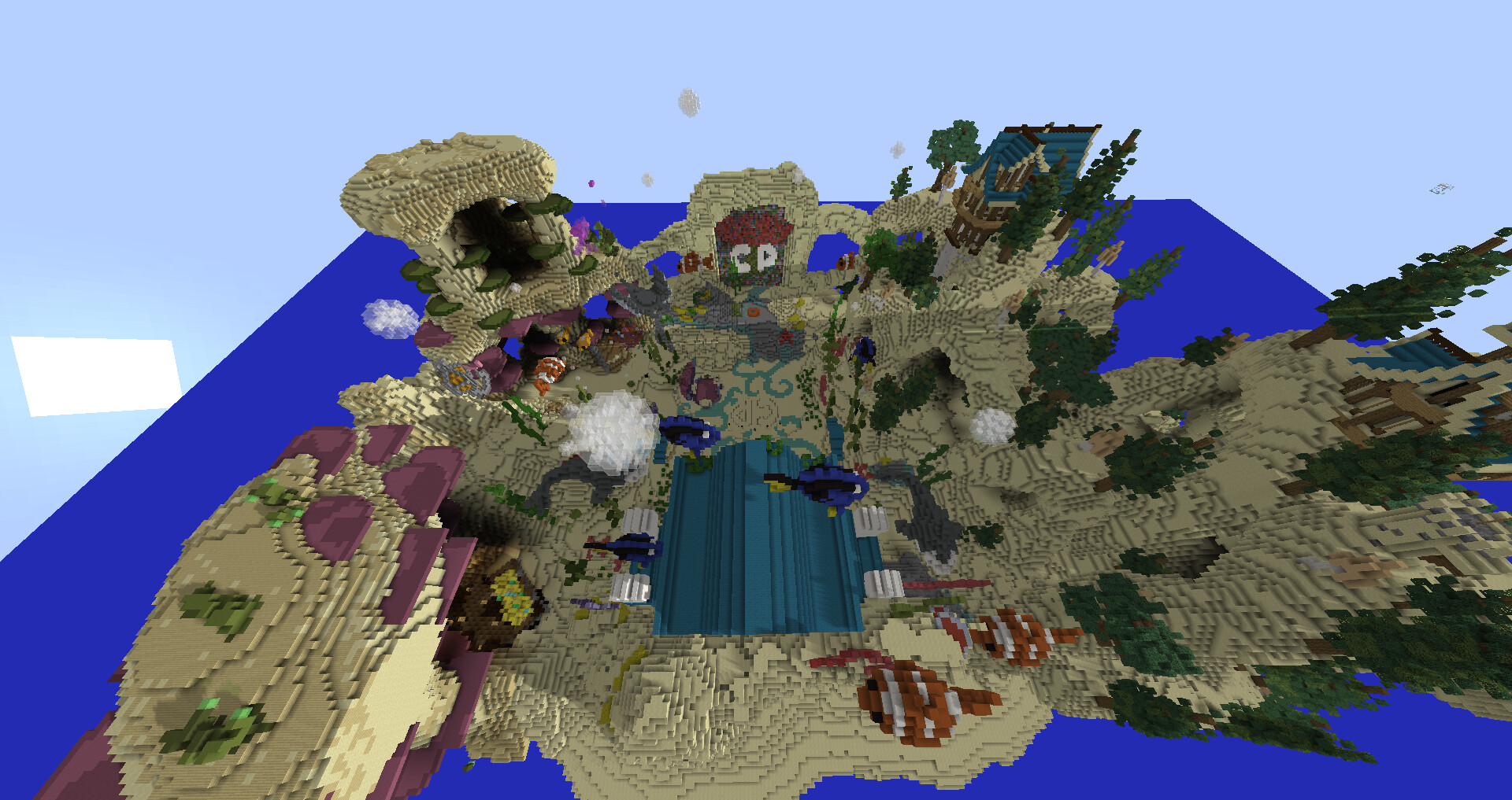Lobby | Spawn | Hub | Ocean/Underwater Theme Minecraft Map