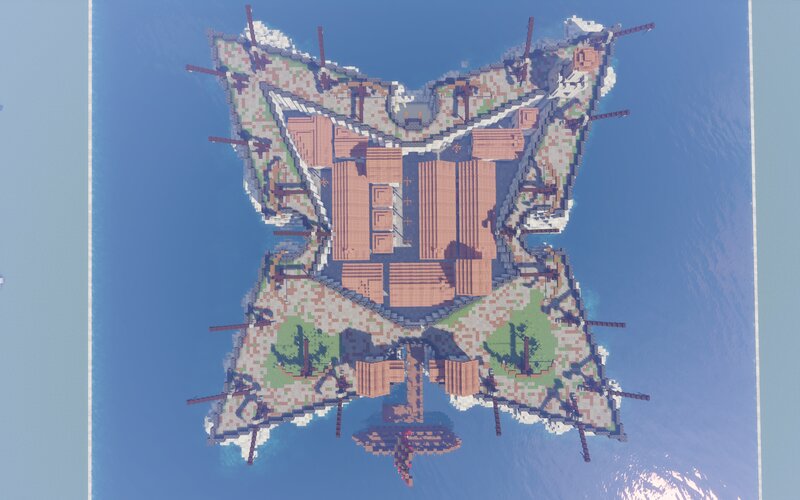 Roman Island Fortress + Download Minecraft Map