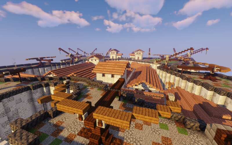 Roman Island Fortress + Download Minecraft Map