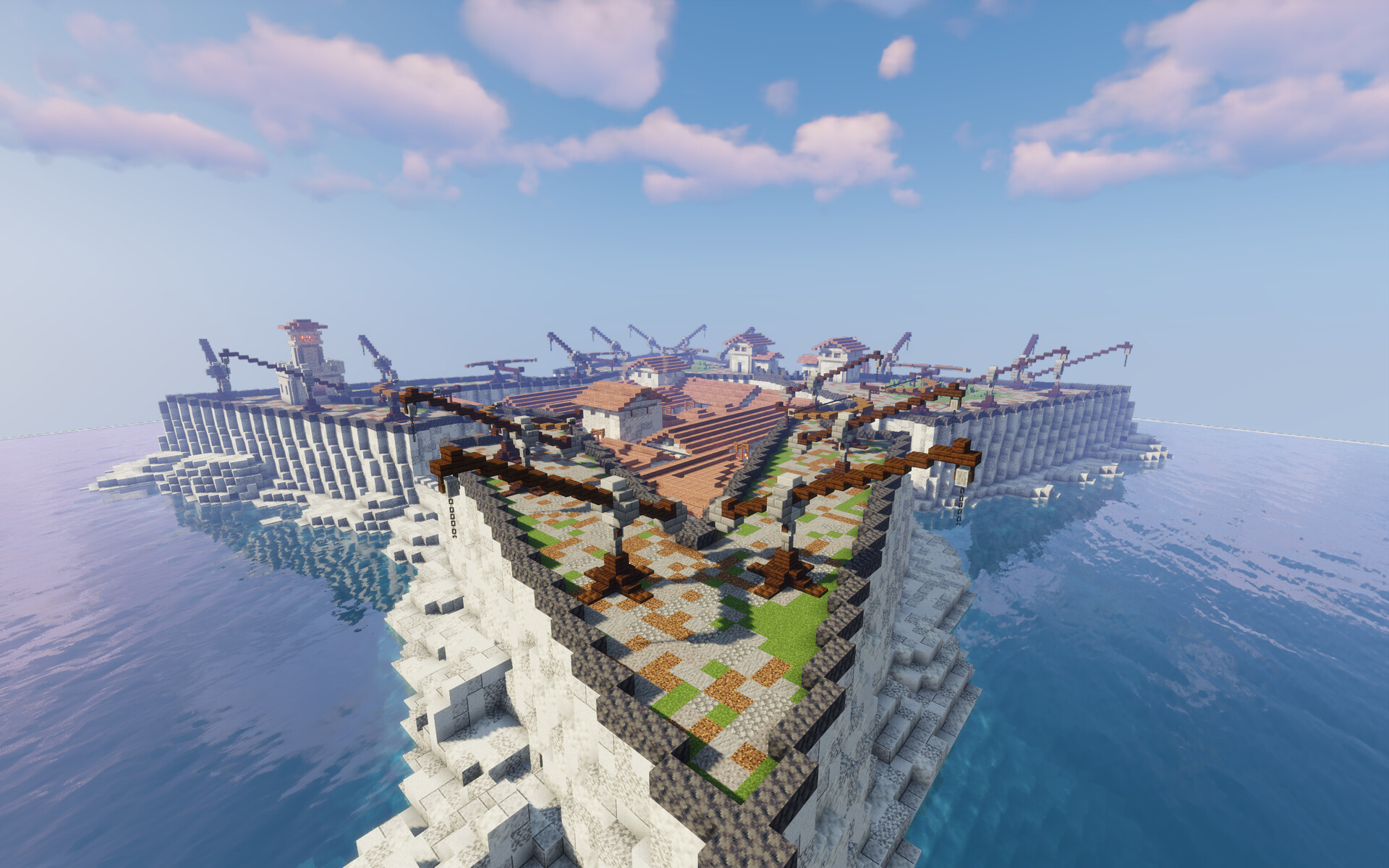 Roman Island Fortress + Download Minecraft Map