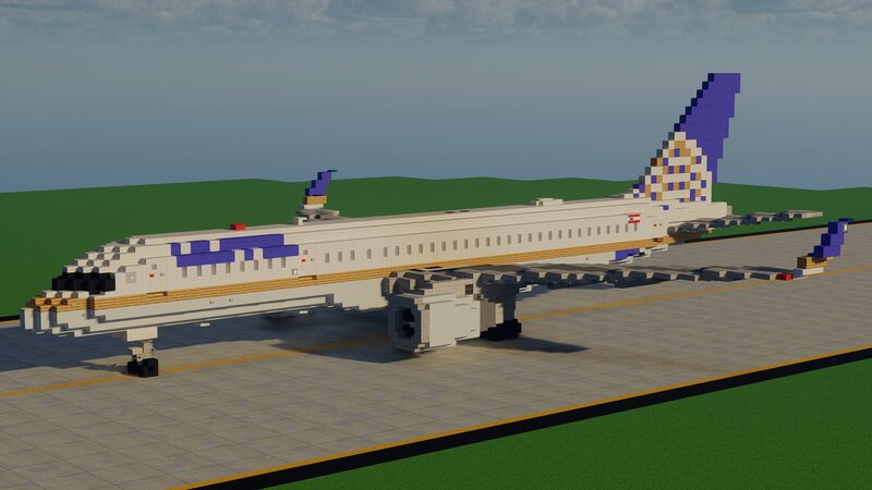 Boeing 757-200 | 2:1 Scale Minecraft Map