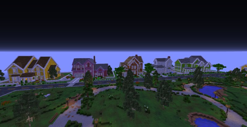Cute Suburb Village DOWNLOAD Minecraft Map