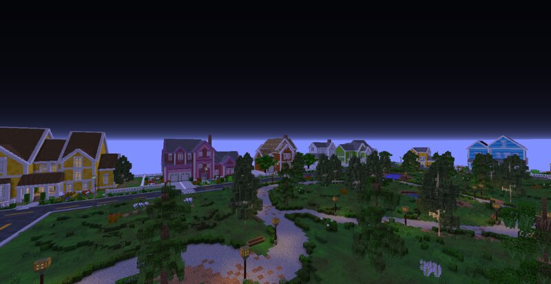 Cute Suburb Village DOWNLOAD Minecraft Map