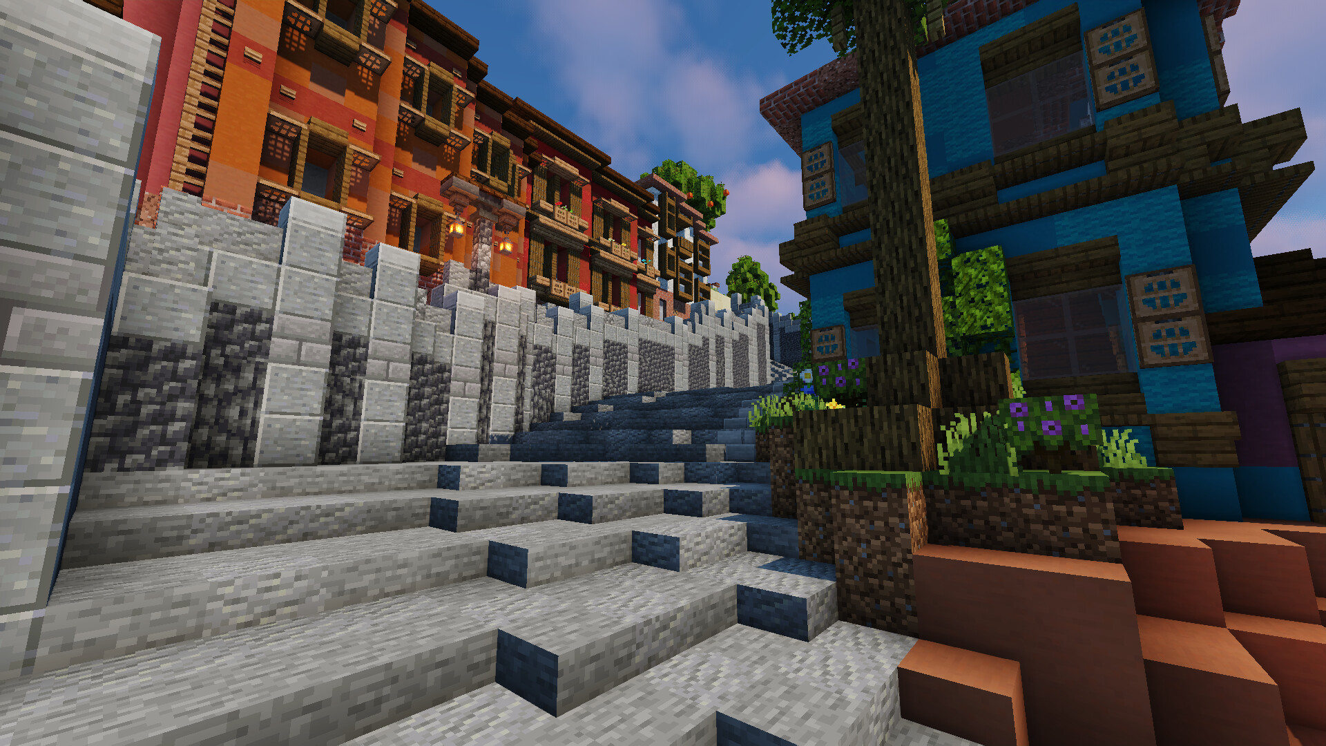 Coastal Italian Town Movie Set Minecraft Map