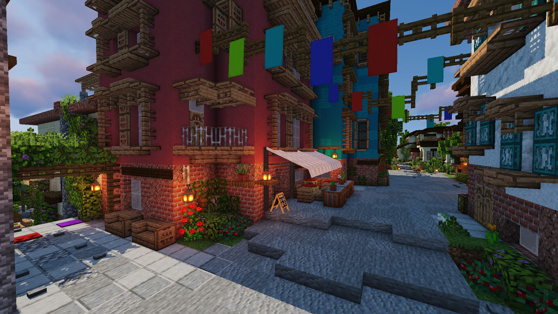 Coastal Italian Town Movie Set Minecraft Map