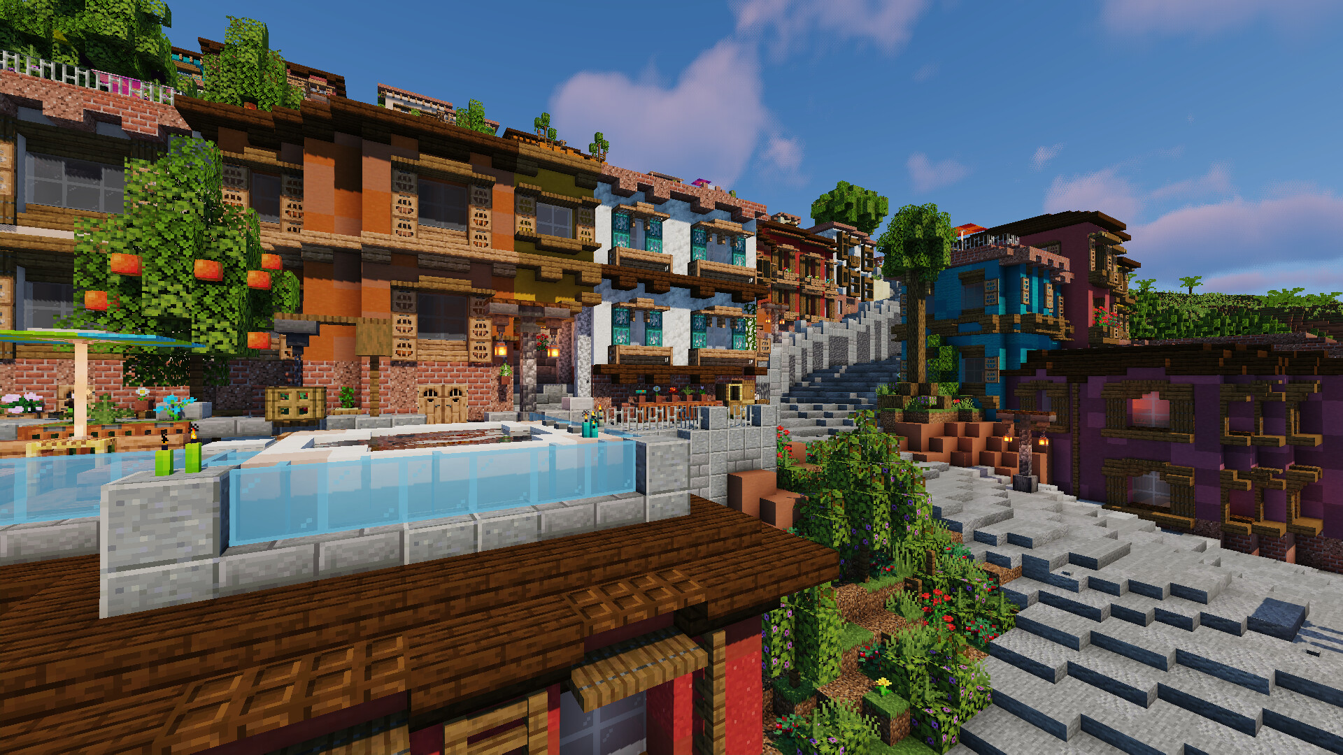 Coastal Italian Town Movie Set Minecraft Map
