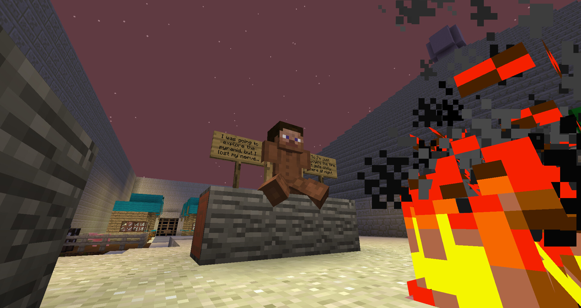 Joust Adventure Level Demo - Split Pyramid Minecraft Map