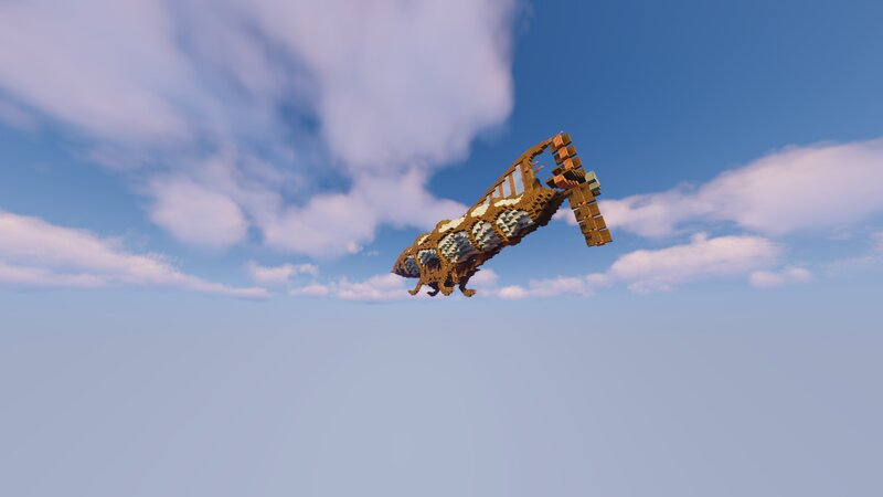 Medieval Fantasy Airship By EleajtVMX Minecraft Map