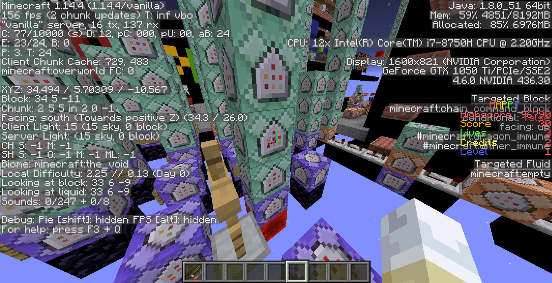 Playable Mappy Arcade Game. 2 players. (1.14-1.16) Minecraft Map
