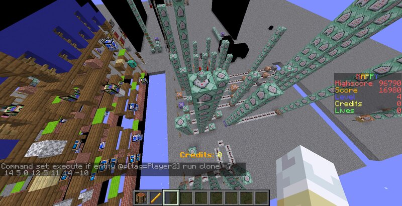 Playable Mappy Arcade Game. 2 players. (1.14-1.16) Minecraft Map