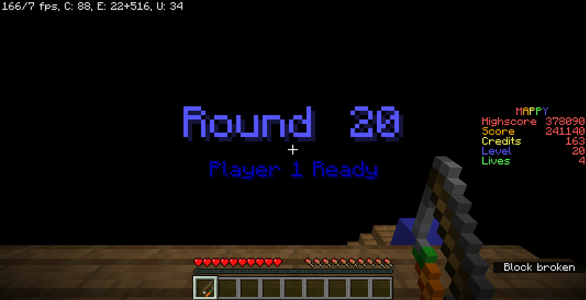 Playable Mappy Arcade Game. 2 players. (1.14-1.16) Minecraft Map