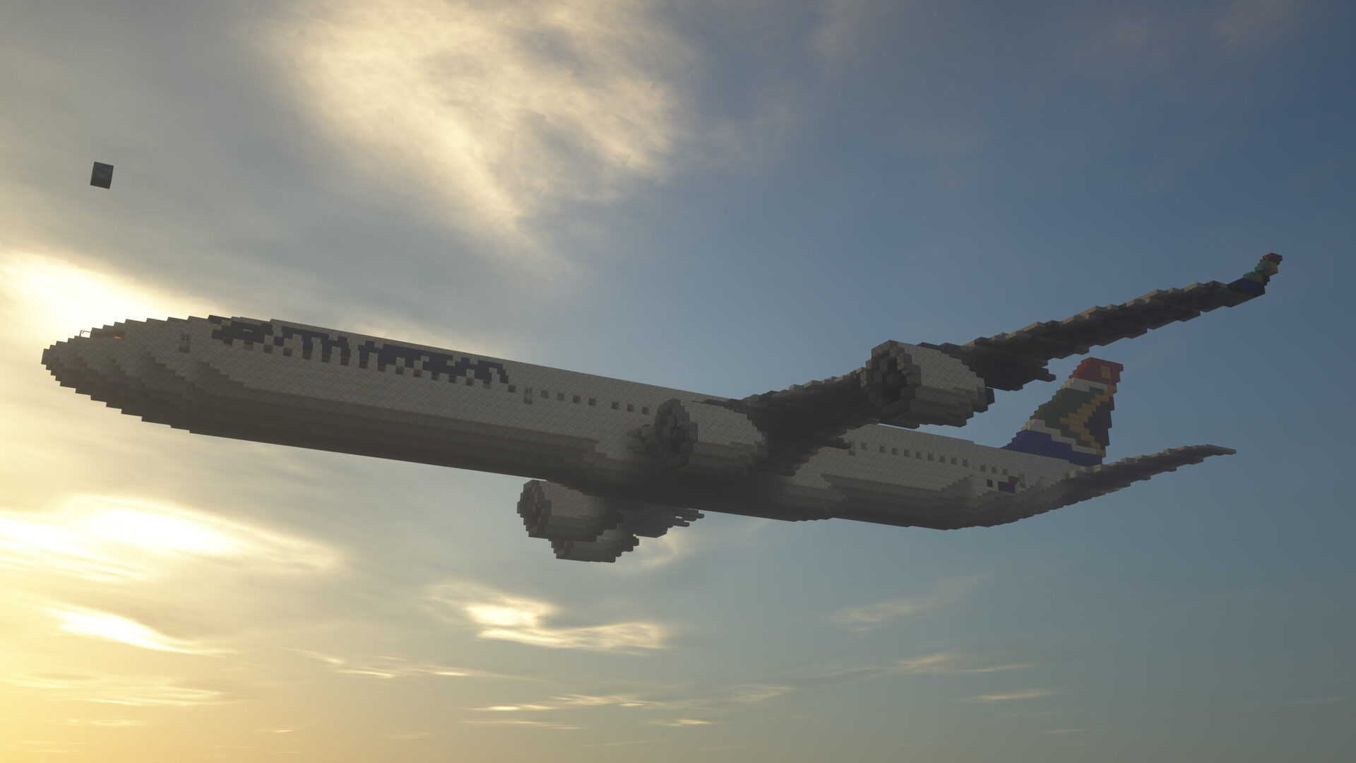 F'n'A Gaming Airbus A340-600 South African Airways Minecraft Map