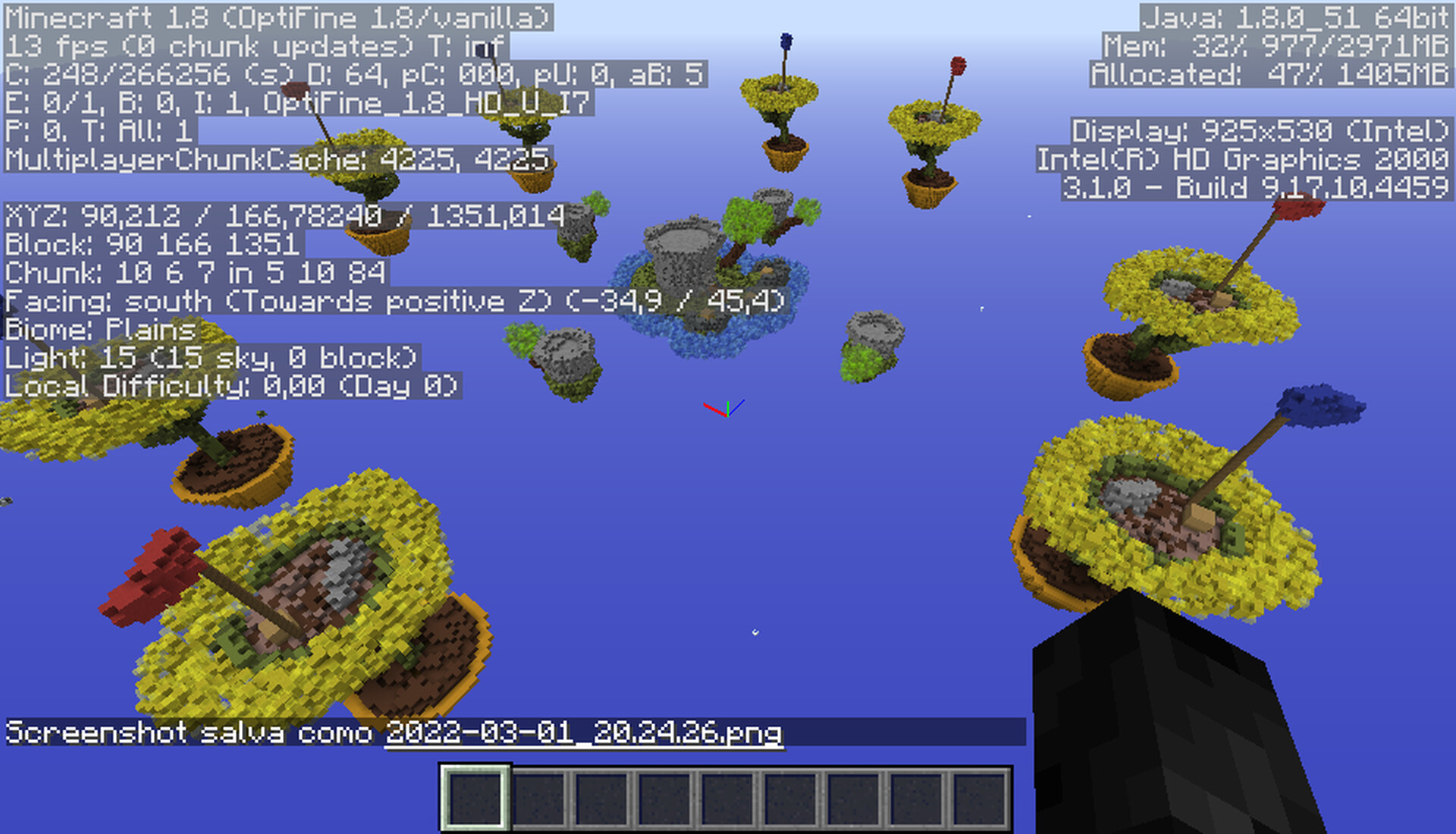 Map Skywars - Bed Wars -Egg Wars (adaptable) Minecraft Map