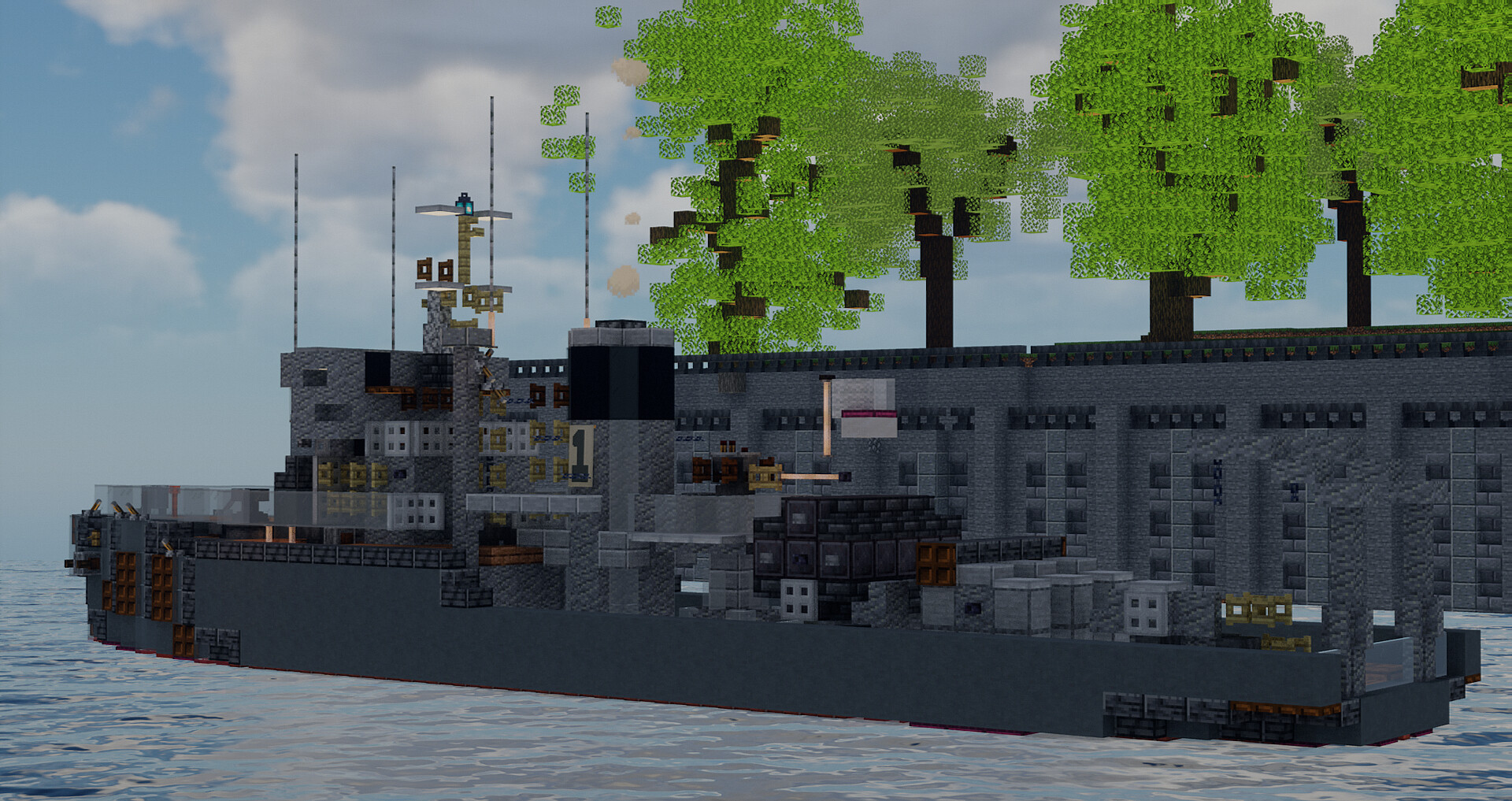 HMCS Gaspé | Bay-Class/Gaspé-Class Canadian Minesweeper Minecraft Map