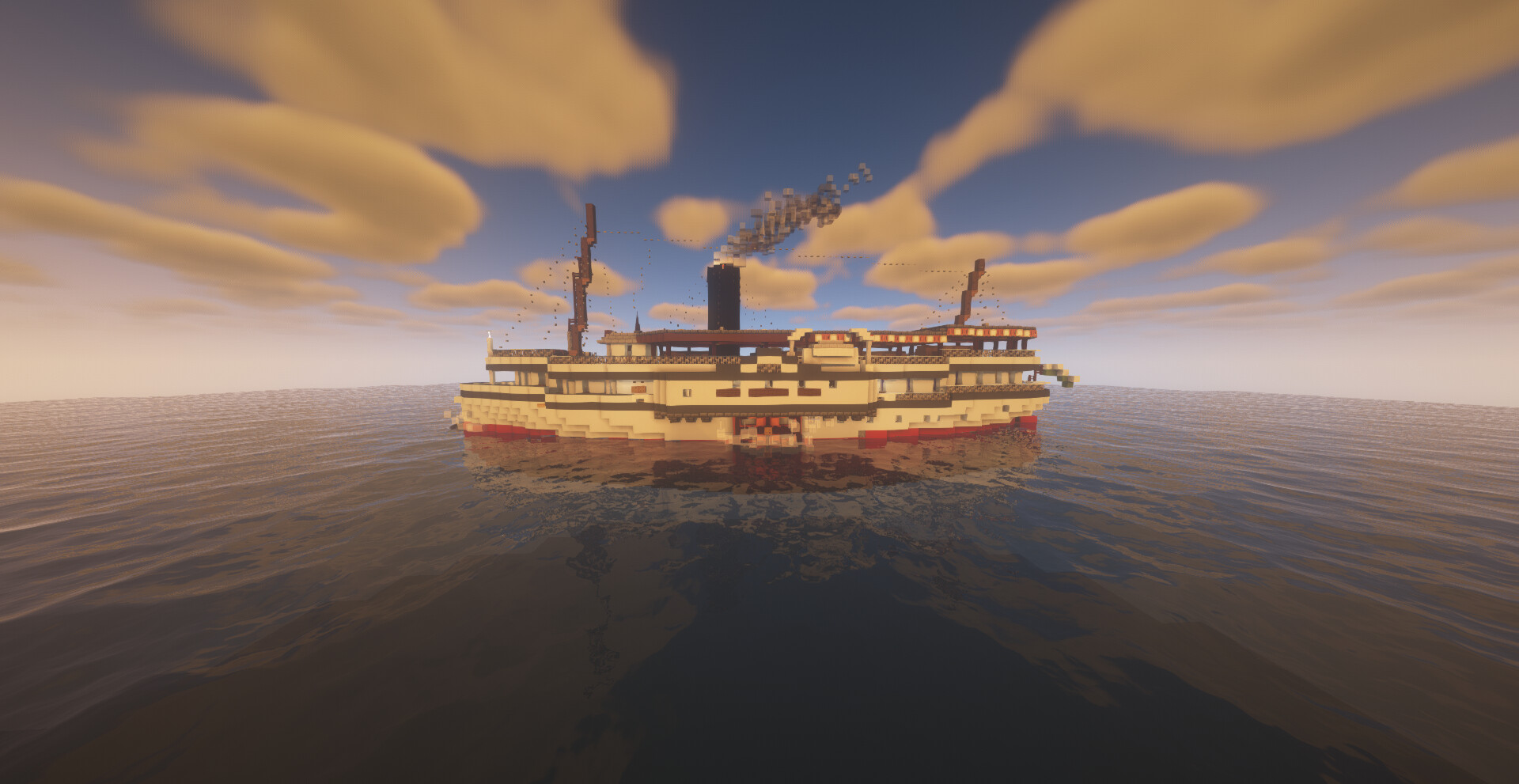 S.S. Gardenia (Paddlesteamer | Custom Ship) Minecraft Map