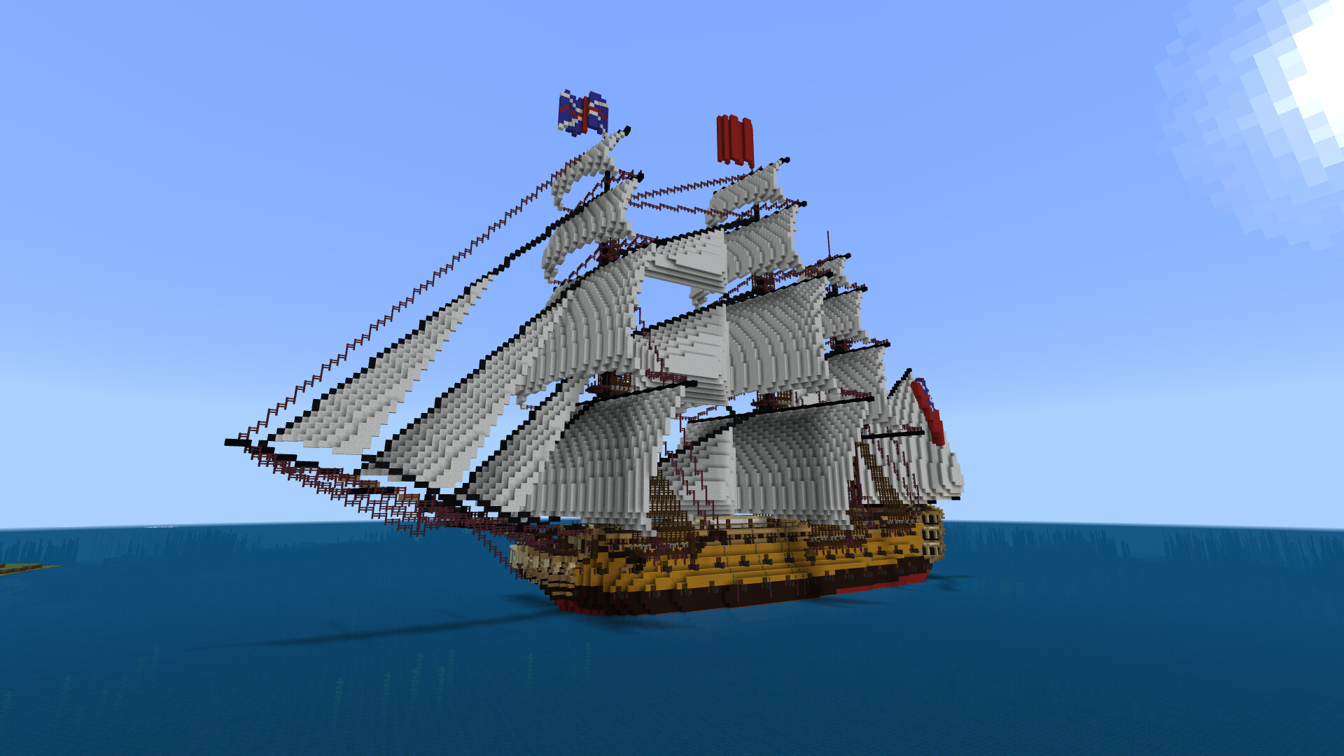 HMS VICTORY 1788 REFIT Minecraft Map