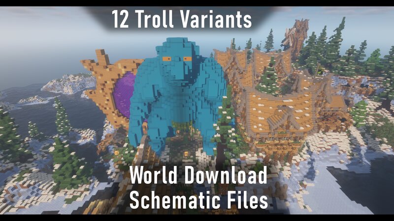 Valheim Troll Schematics Minecraft Map