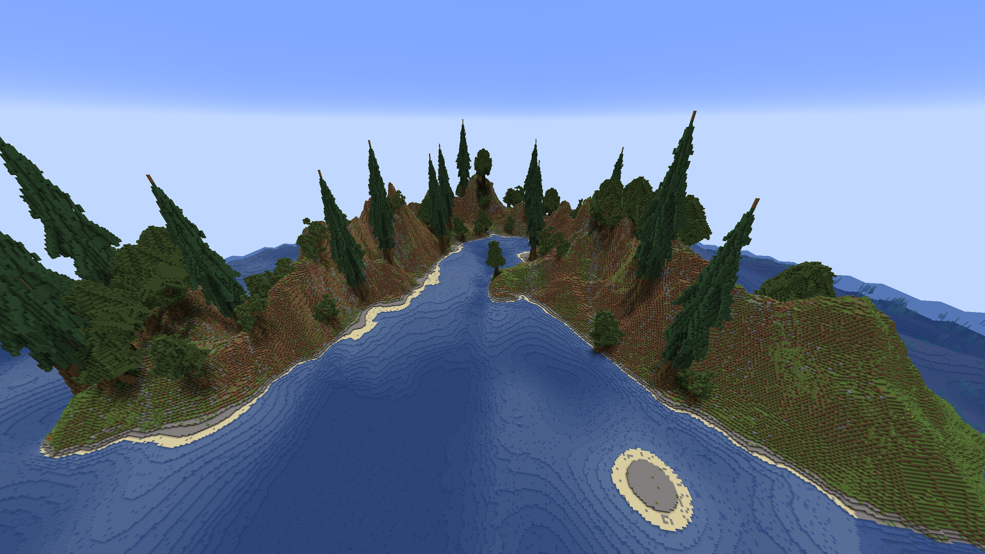 The island, a survival map (v2) Minecraft Map