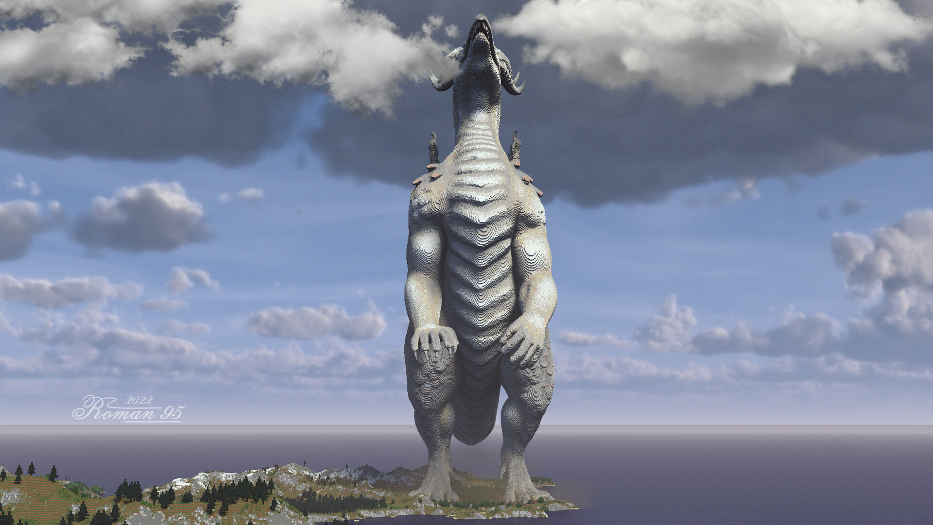 White Dragon Minecraft Map