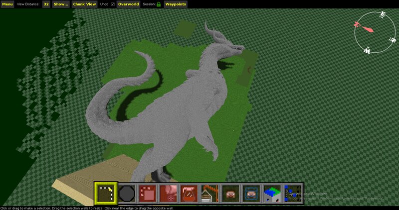 White Dragon Minecraft Map
