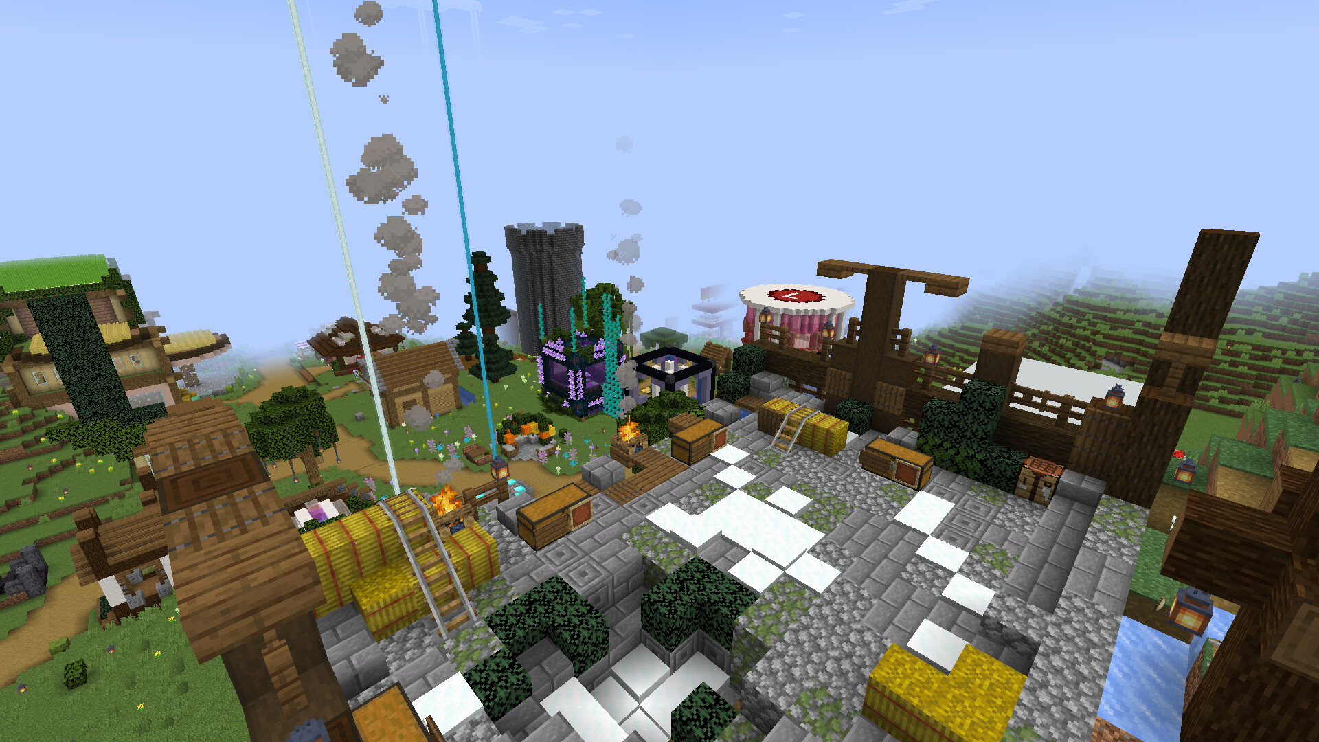 rustic bridge shop idea! Minecraft Map