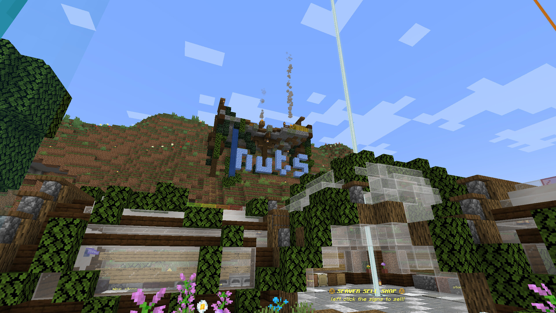 rustic bridge shop idea! Minecraft Map