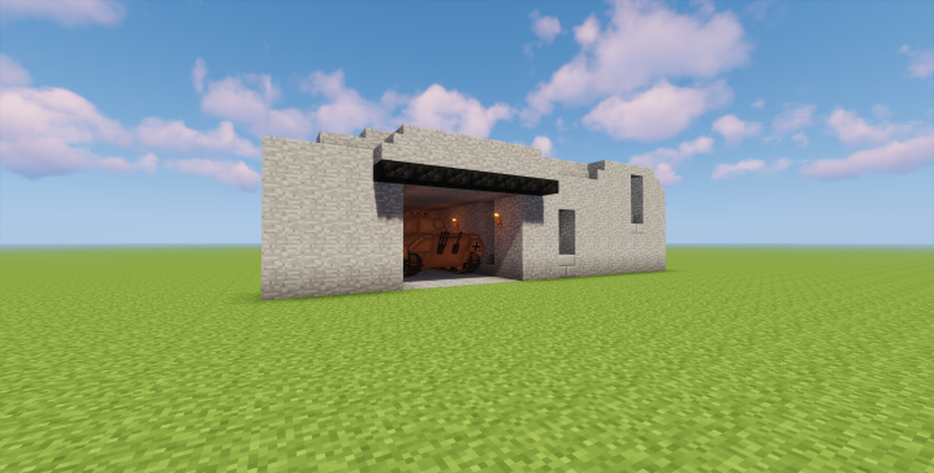 [Schematic][1.16.5+/1.7.10(modded)]Regelbau 602 WW2 bunker (1/1 scale ...