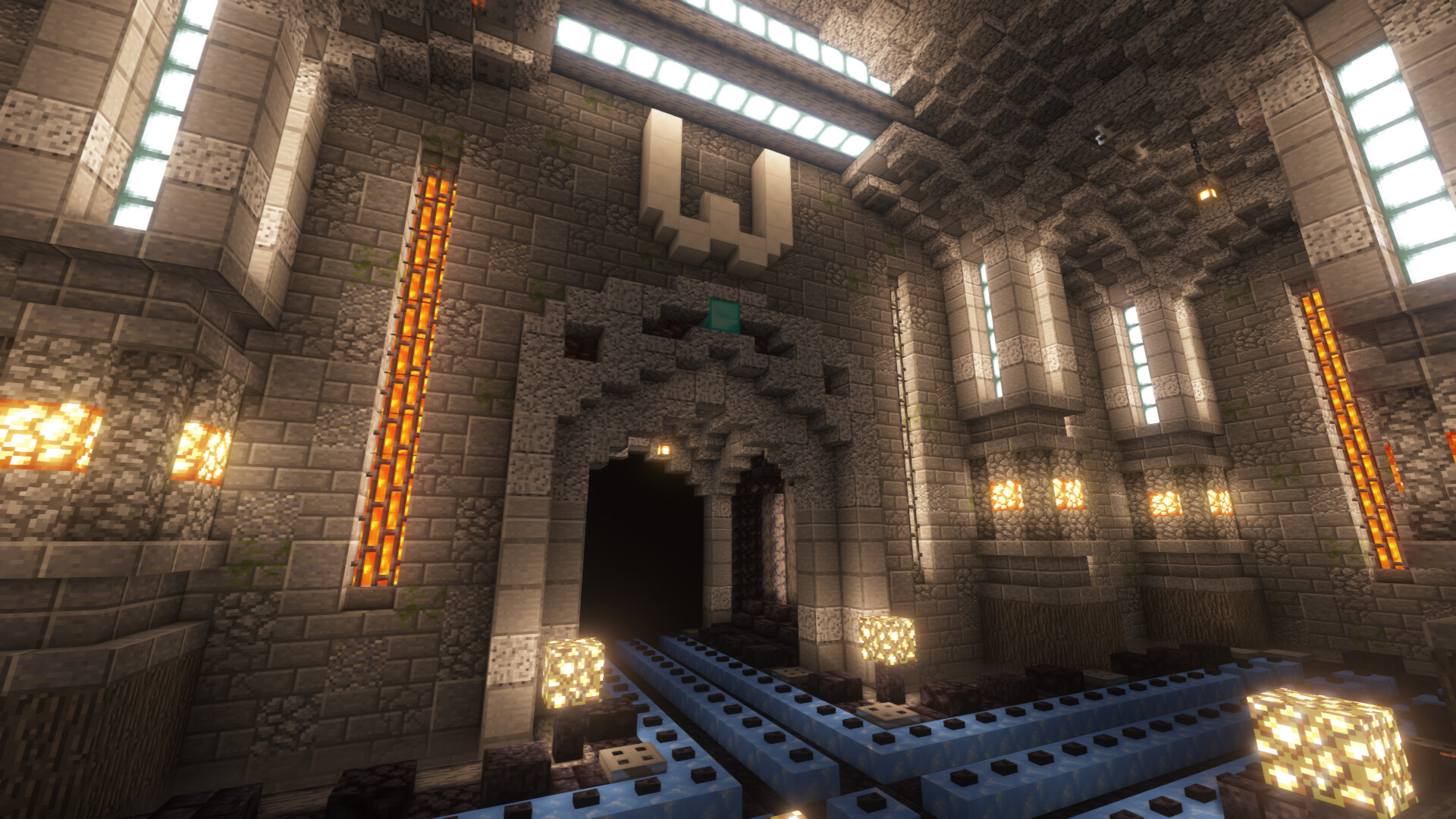 Nether hub Minecraft Map