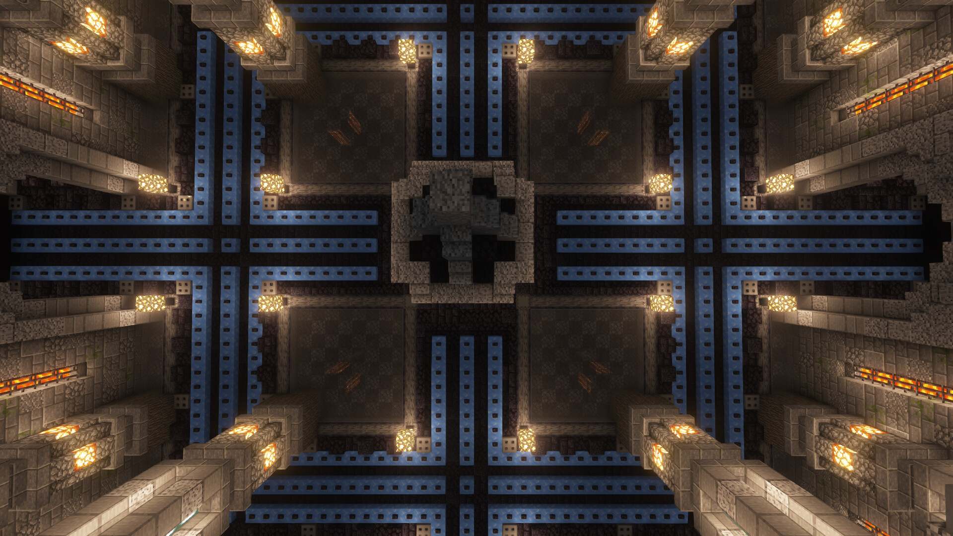 Nether hub Minecraft Map