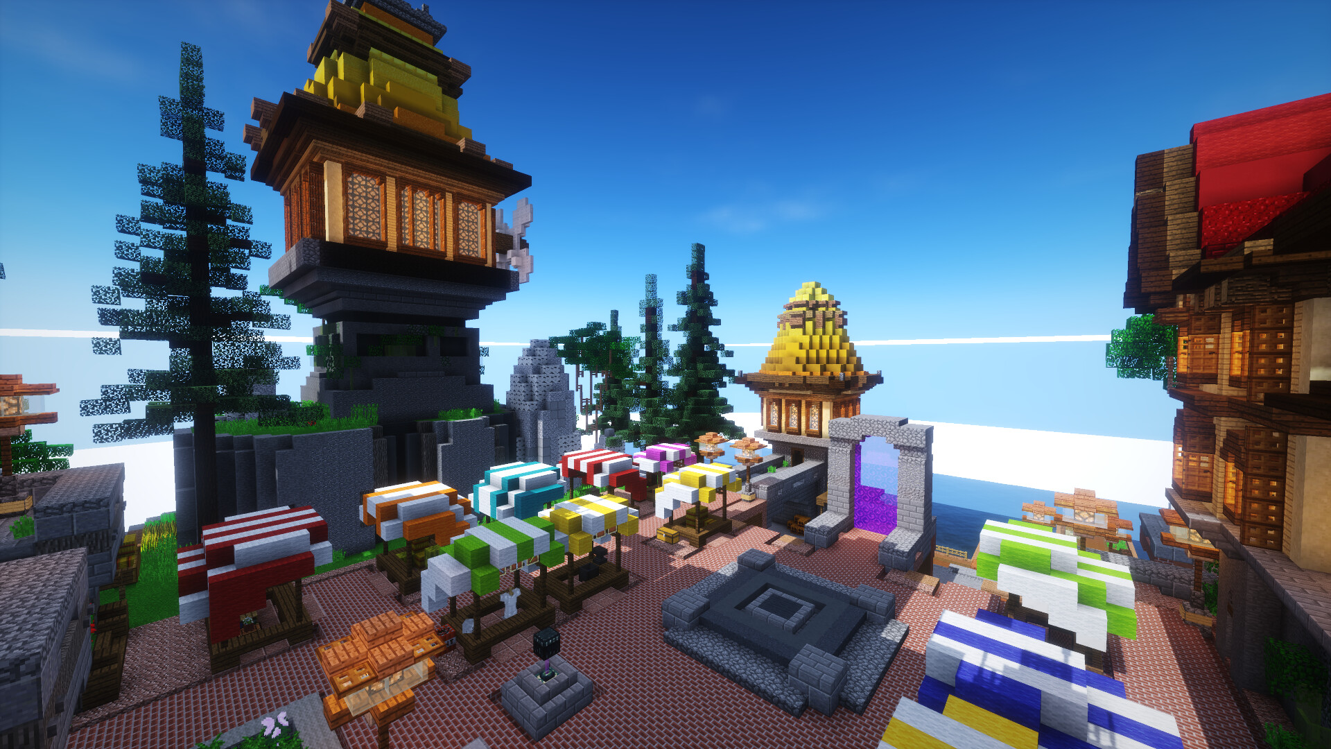 Marketplace Town Minecraft Map