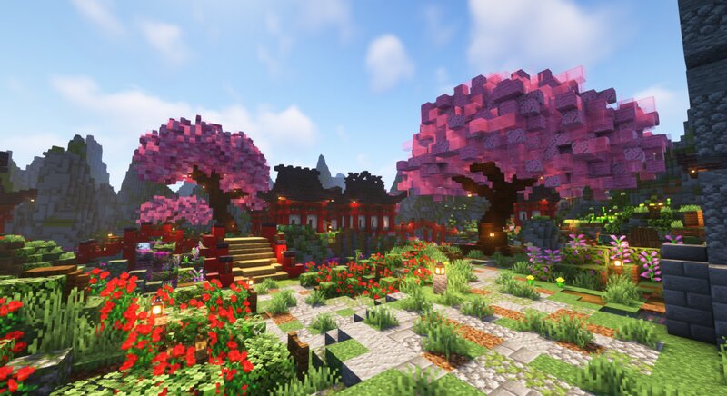 Server Lobby (Oriental Theme) "for Sale" Minecraft Map